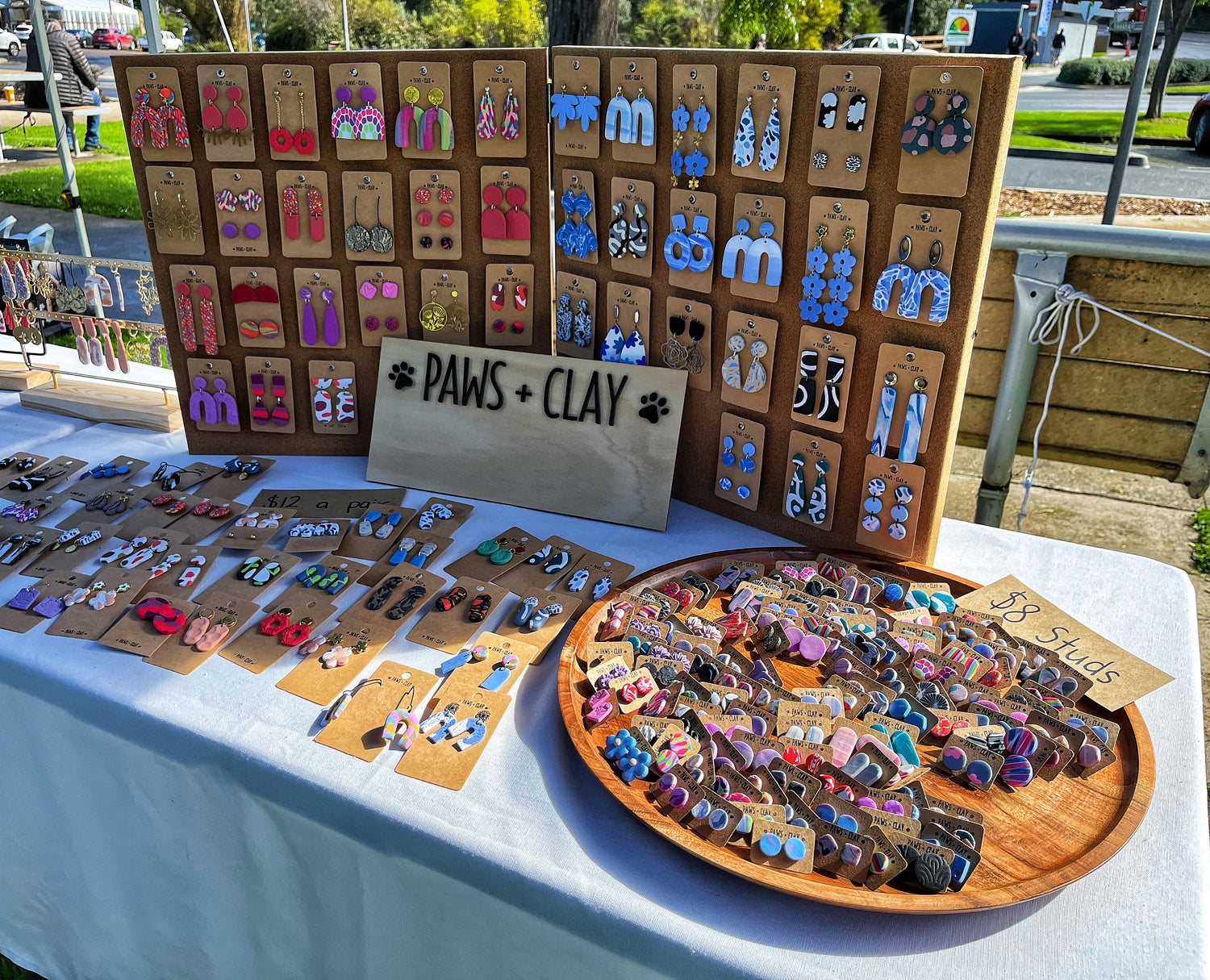 Paws + Clay - Polymer Clay Earrings Handmade in Australia